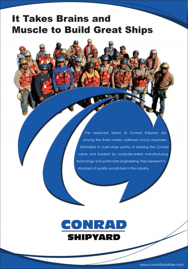 Print Ad Portfolio • Conrad Shipyard