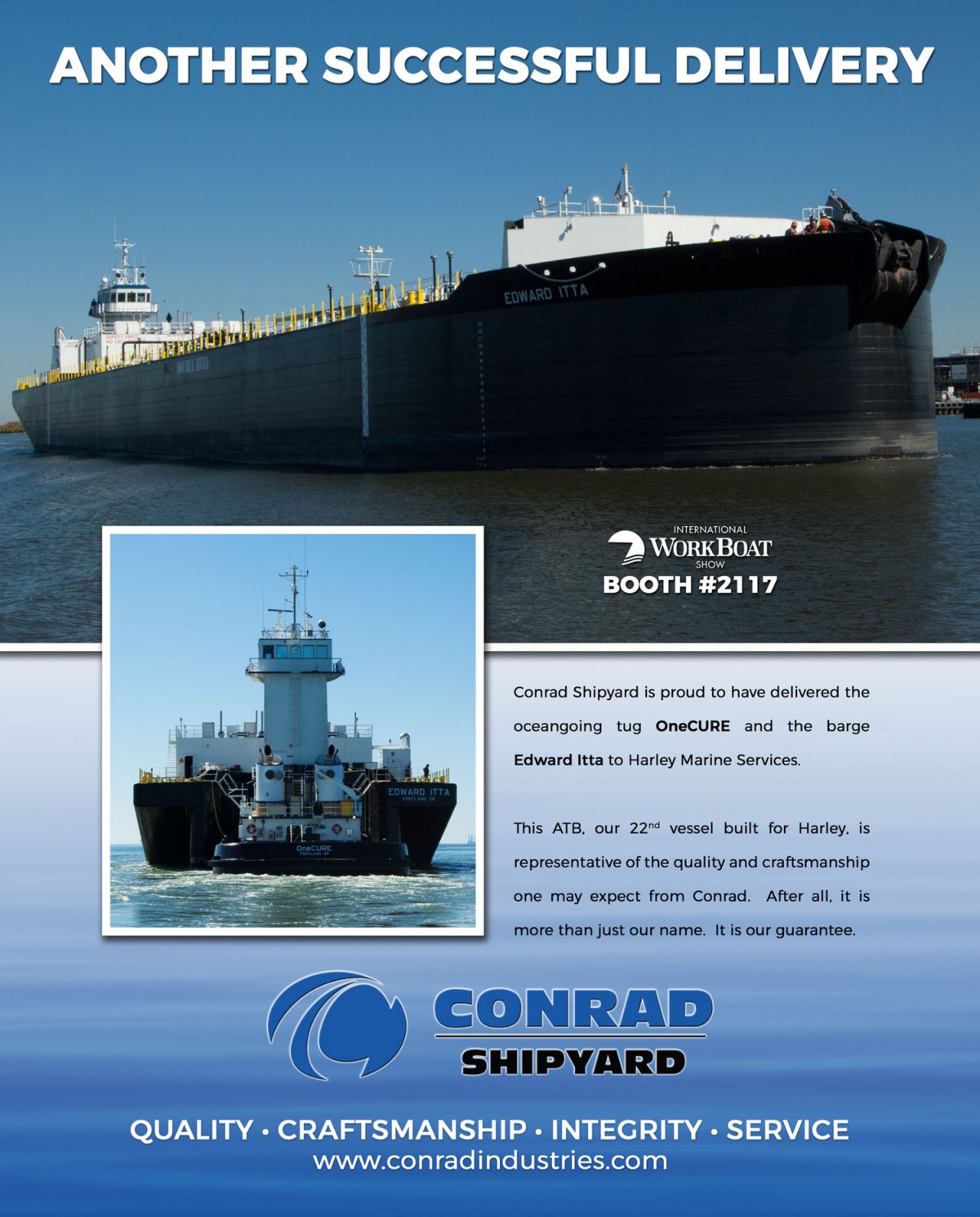 Print Ad Portfolio • Conrad Shipyard