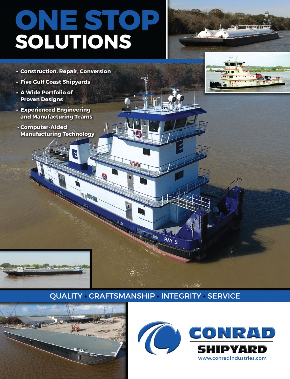 Print Ad Portfolio • Conrad Shipyard