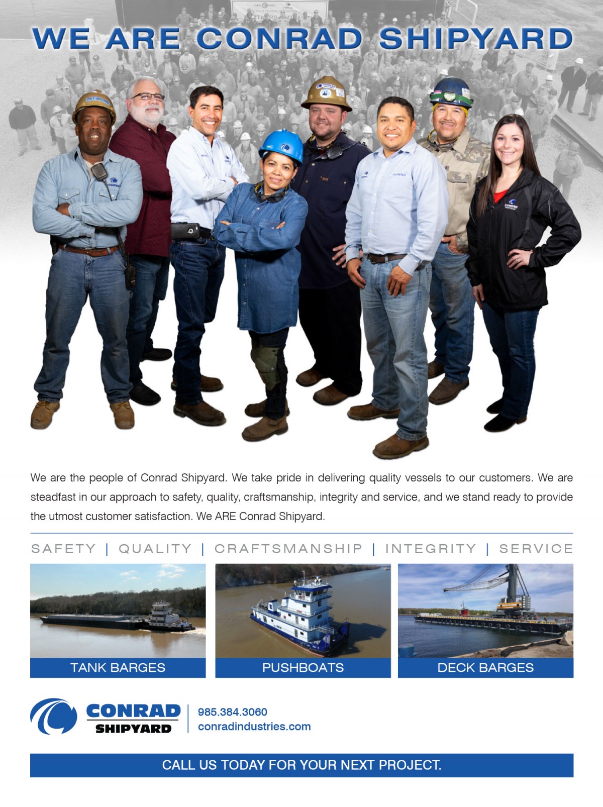 Print Ad Portfolio • Conrad Shipyard