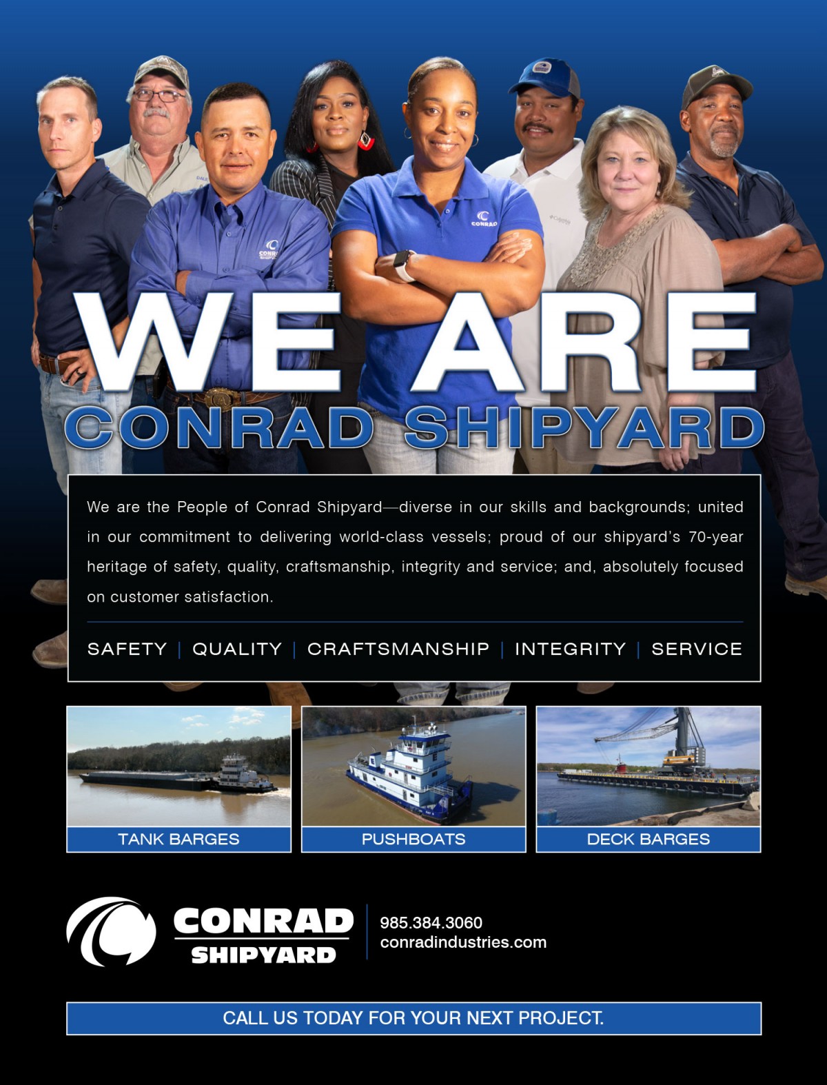 Print Ad Portfolio • Conrad Shipyard
