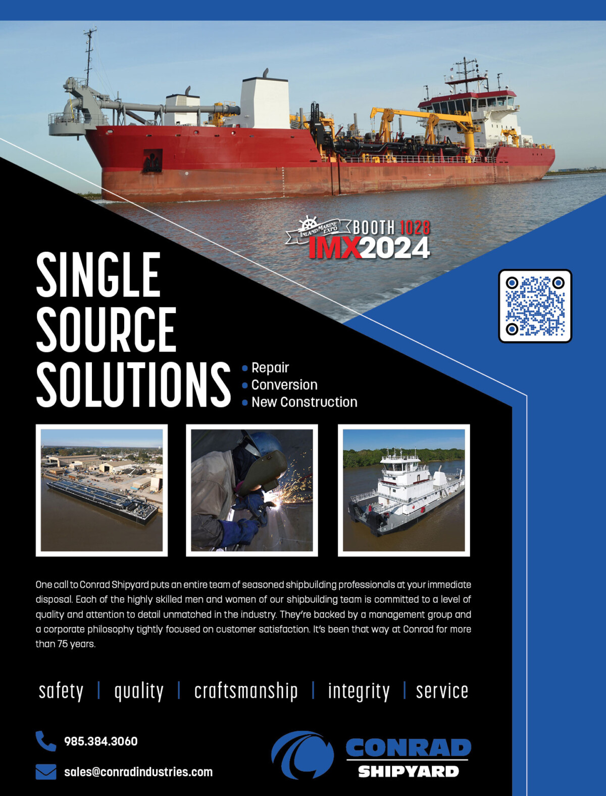 Print Ad Portfolio • Conrad Shipyard